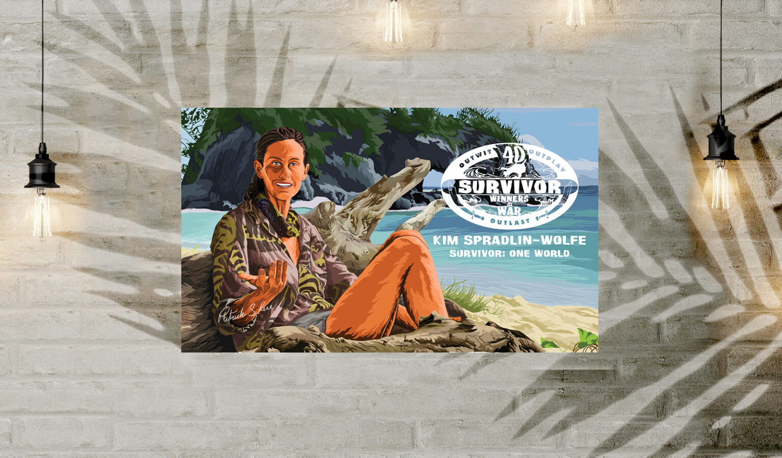 Kim Spradlin-Wolfe | Survivor Winners at War Canvas – Patrick Rice ...